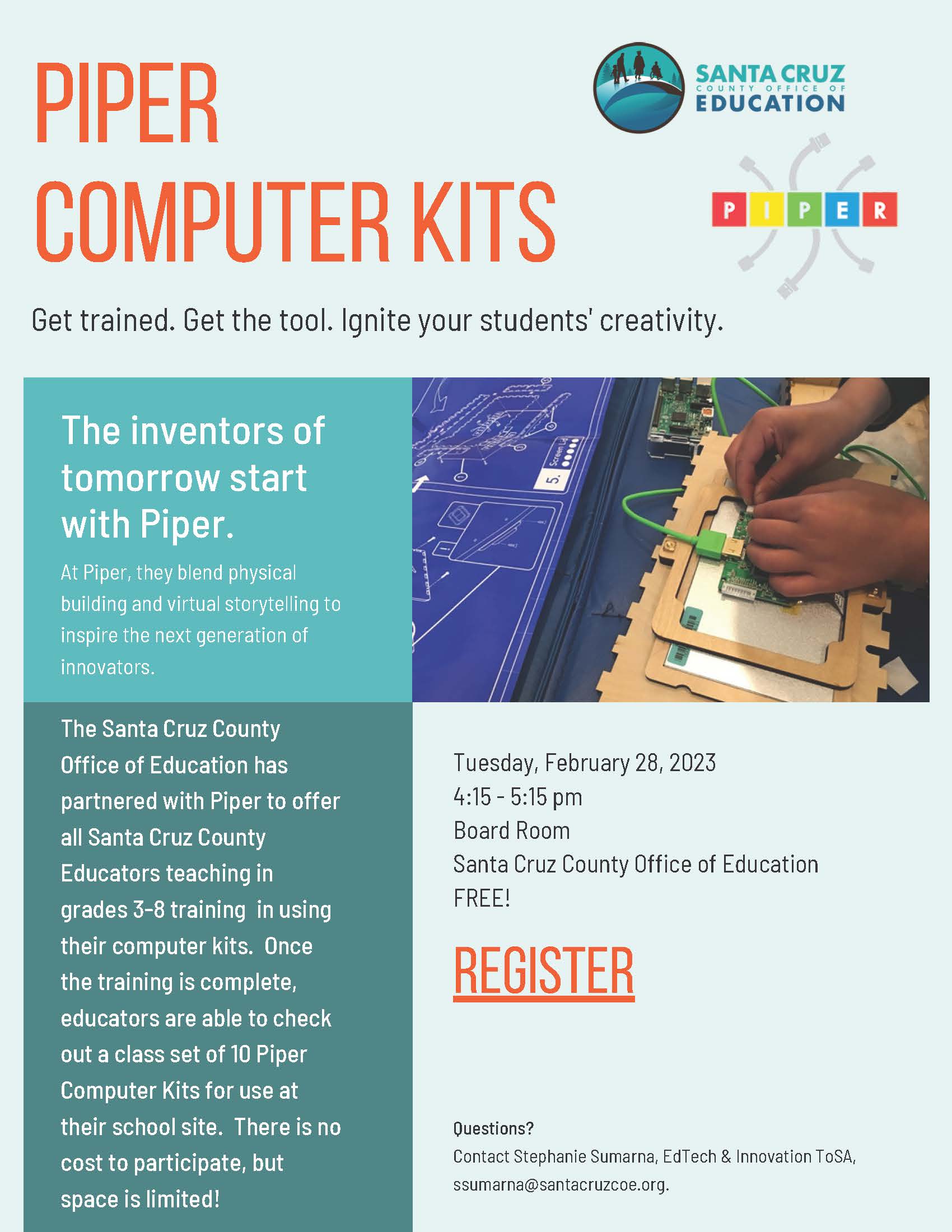 Piper Computer Kits - Santa Cruz County Office Of Education