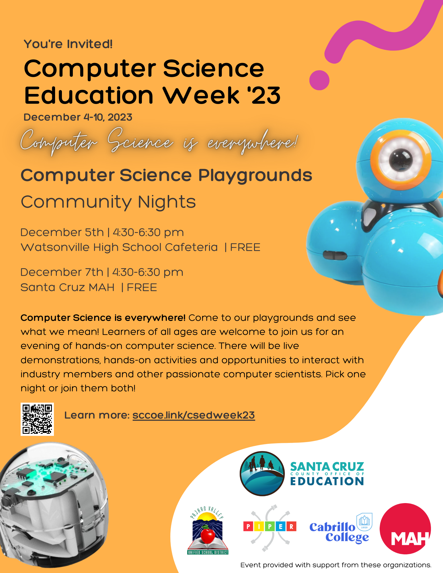 Computer Science Education Week '23: Computer Science Playgrounds ...