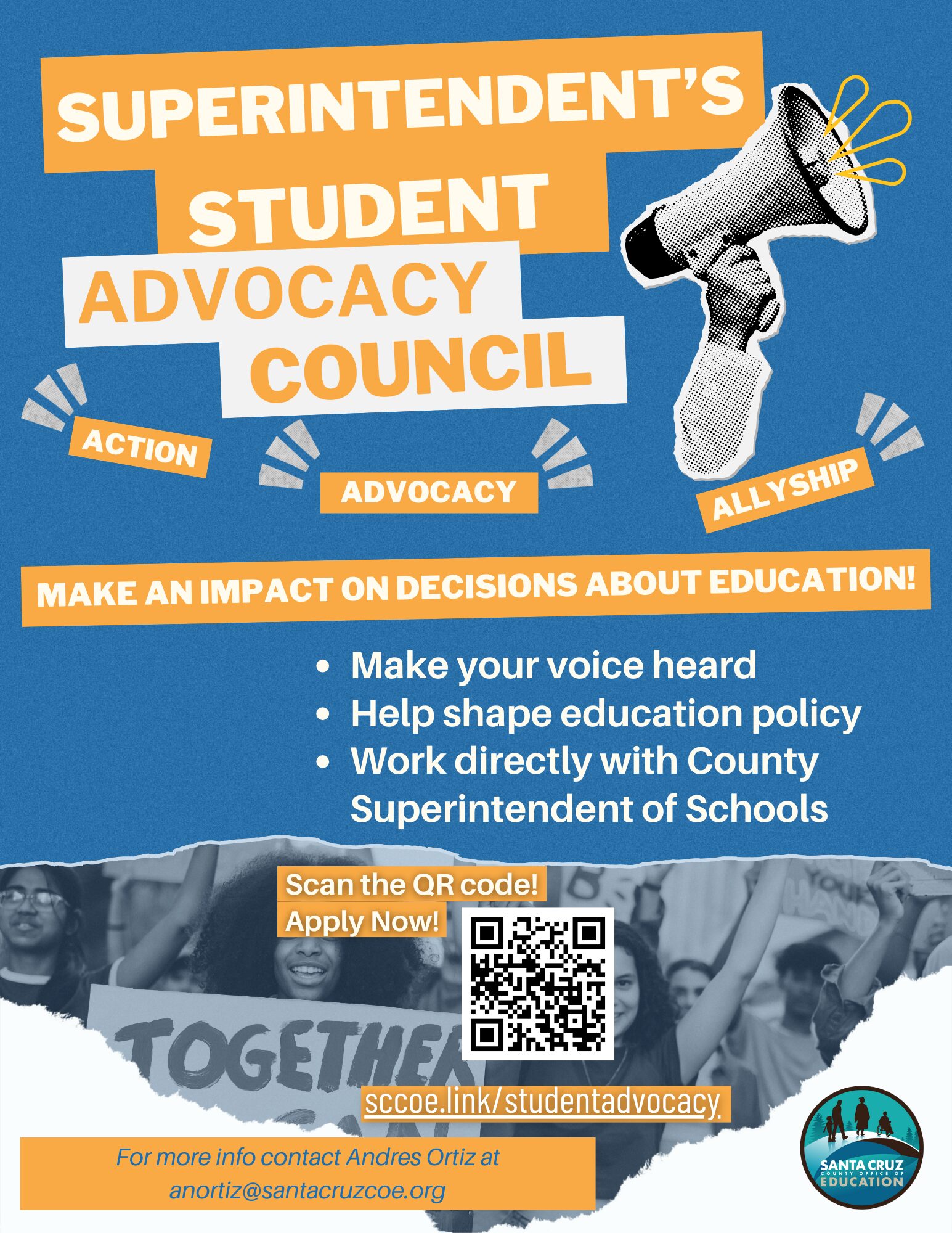 Superintendent's Student Advocacy Council Invites Applicants - Santa ...